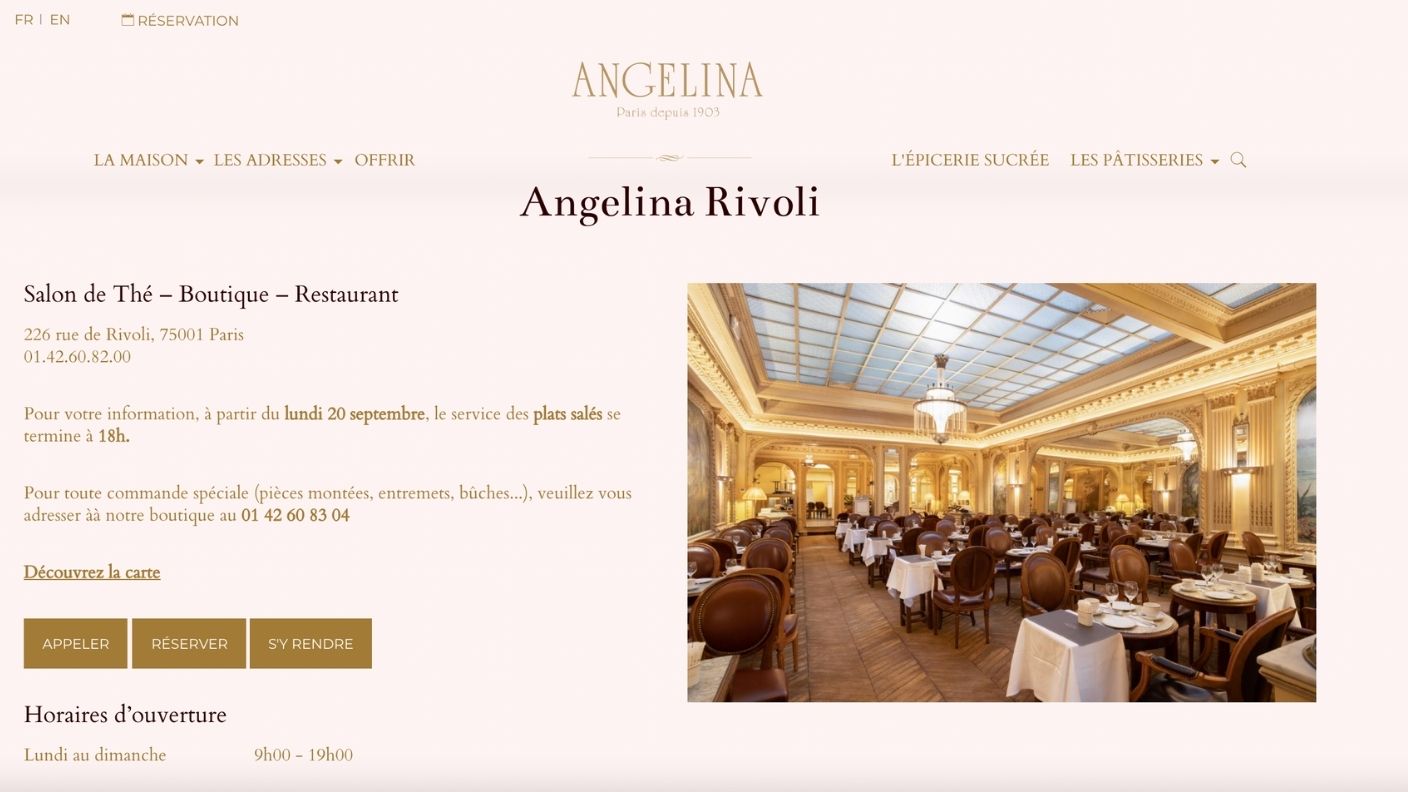 パリの老舗サロン・ド・テ「アンジェリーナ」に行こう！ - ABC French